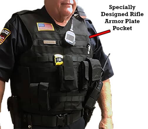 The Defender Custom Full Molle Load Bearing Vest with Rifle Plate ...